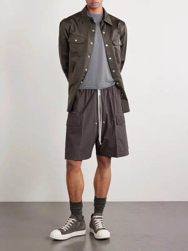 Rick Owens Slim-fit Boiled Cashmere Sweater