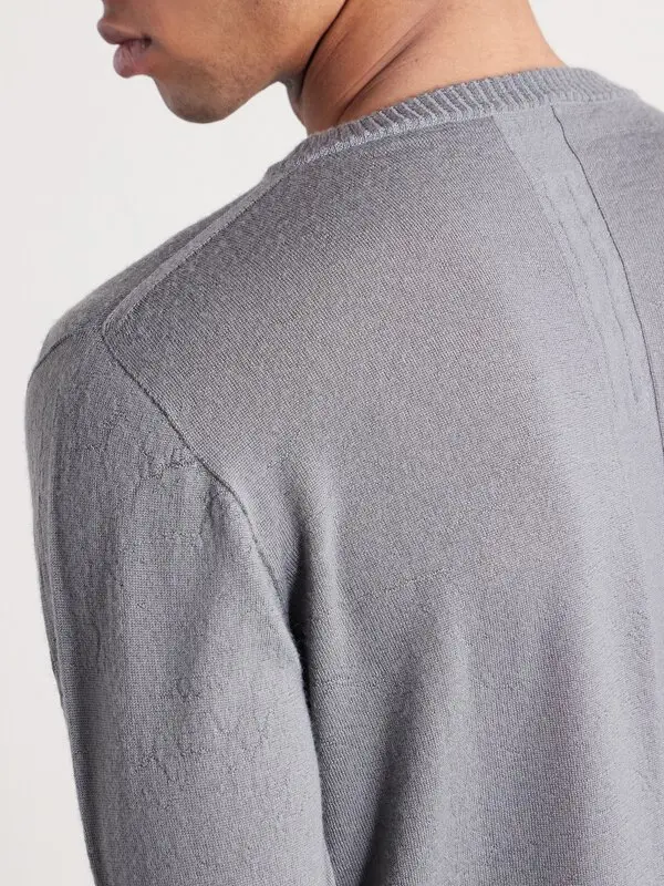 Rick Owens Slim-fit Boiled Cashmere Sweater
