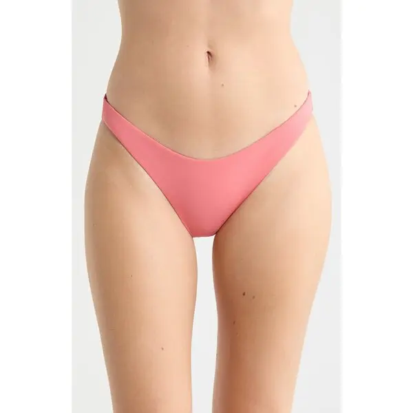 O'Neill Rockley Saltwater Solids Bikini Bottoms - Shell Pink