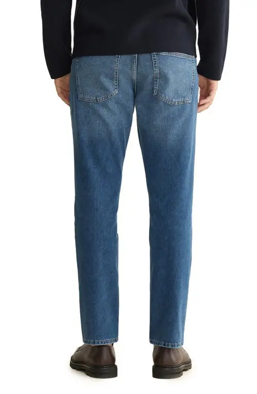 Warp + Weft Ord Straight Leg Knit Jeans
