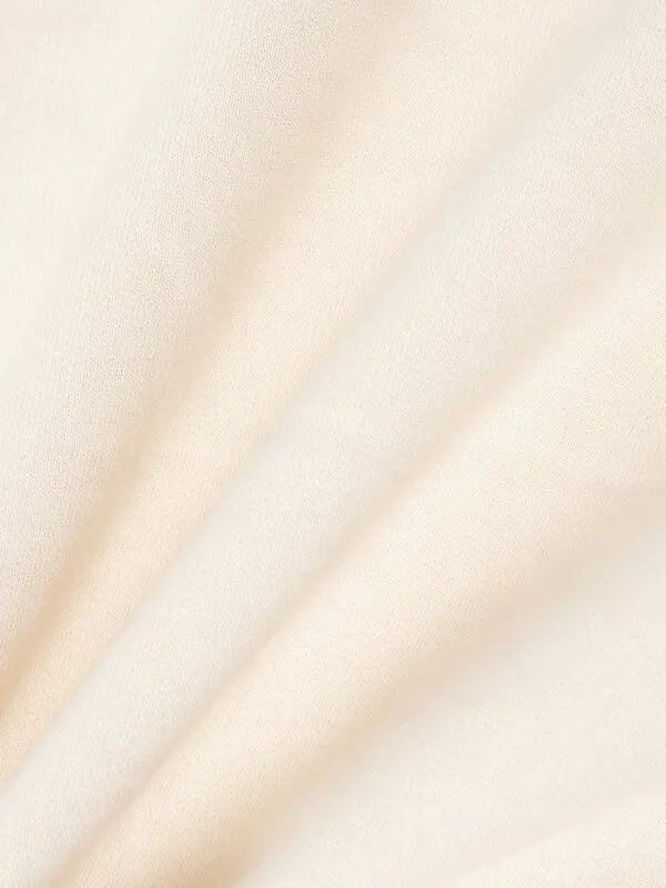 TOM FORD Logo Appliquéd Cotton-jersey Sweatshirt - Neutrals