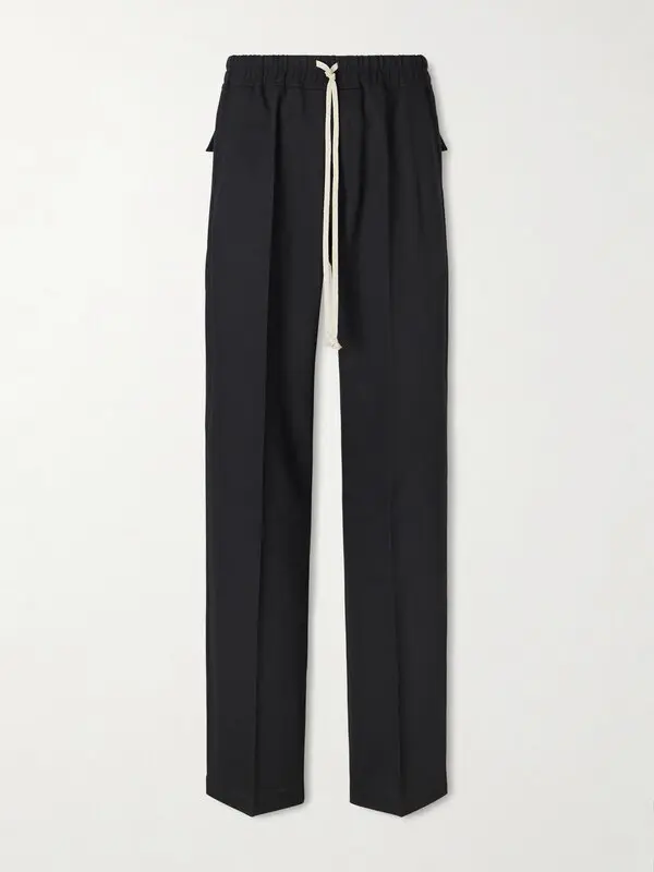 Rick Owens Dietrich Straight-leg Wool Trousers