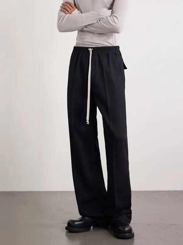 Rick Owens Dietrich Straight-leg Wool Trousers