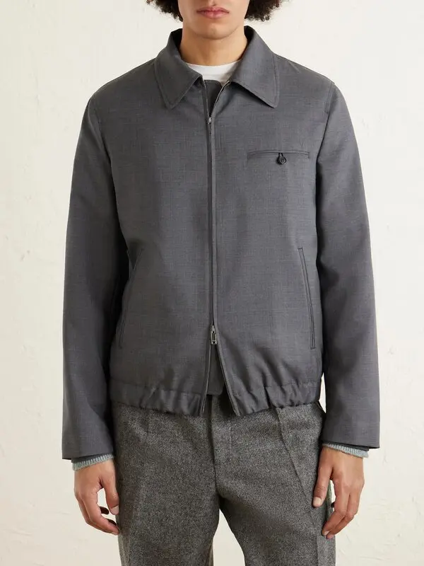 SLOWEAR Montedoro Wool Bomber Jacket