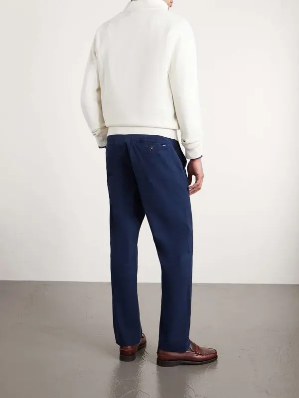 Polo Ralph Lauren Straight-leg Cotton-blend Twill Trousers