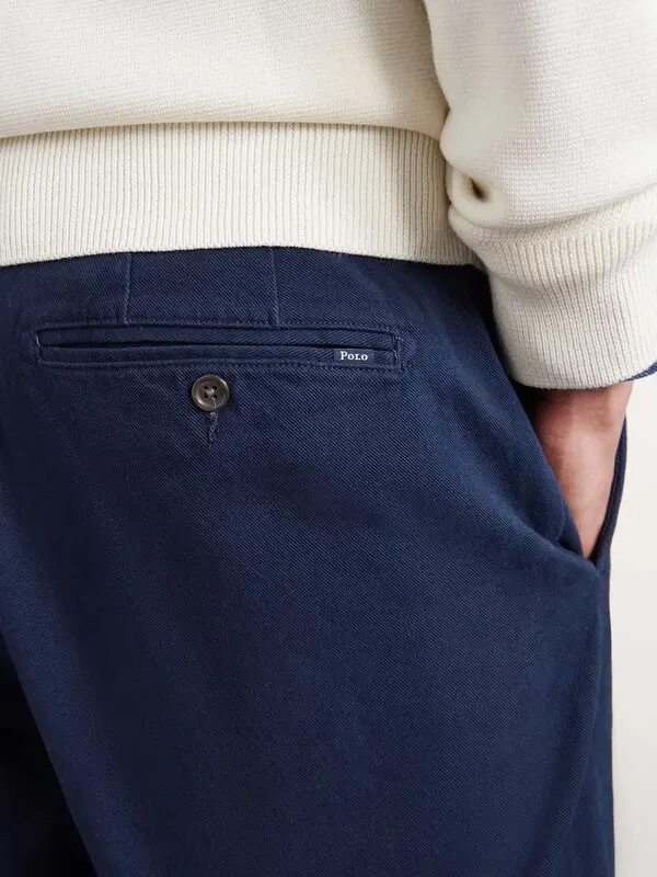 Polo Ralph Lauren Straight-leg Cotton-blend Twill Trousers