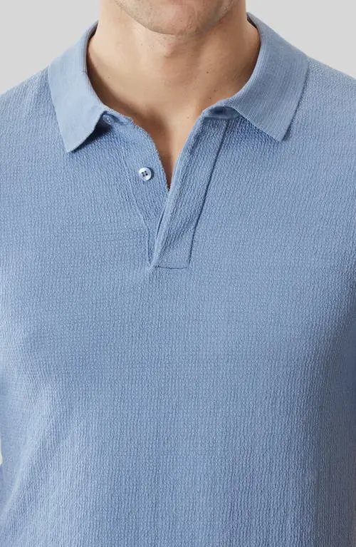 Robert Barakett Halric Polo Sweater - Washed Blue