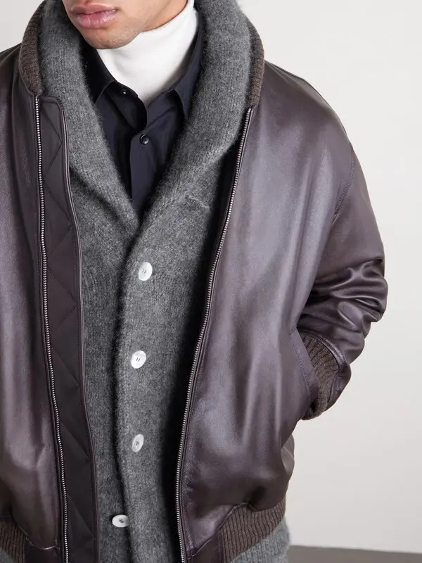 UMIT BENAN Montana Cashmere And Silk-blend Cardigan