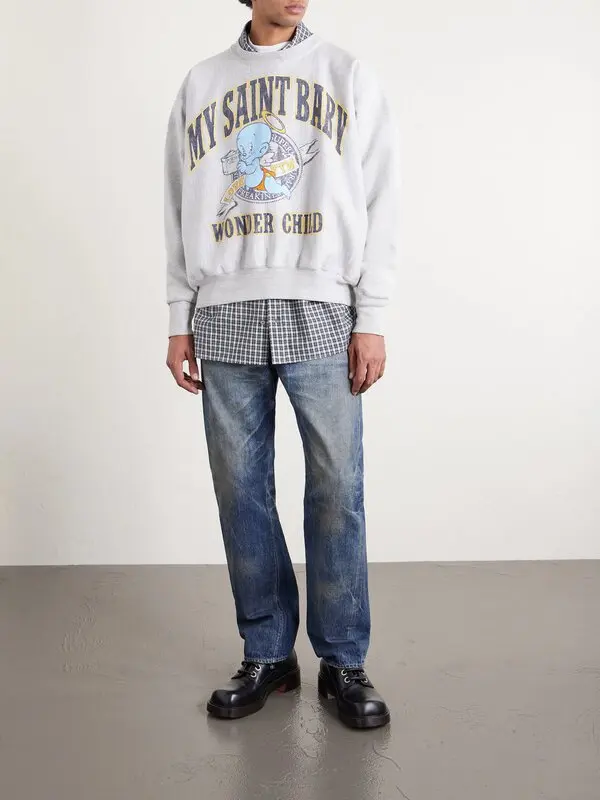 Saint Mxxxxxx Berberjin Straight-Leg Jeans In Blue - 40% Off 