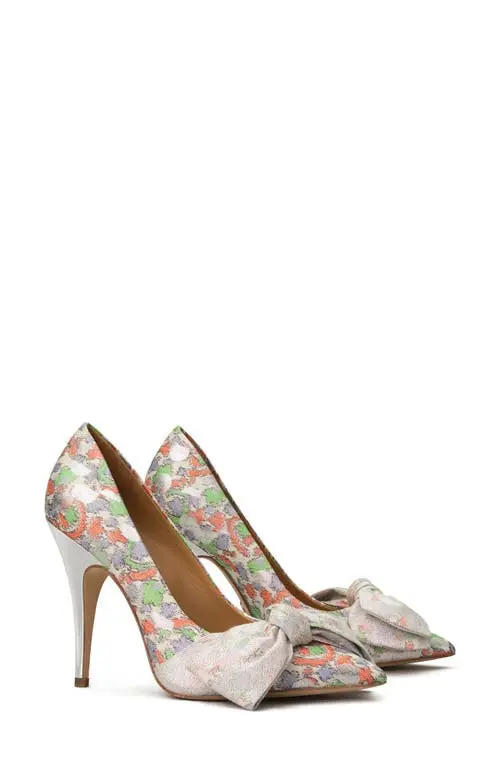 Tory Burch Jacquard Bow Pumps
