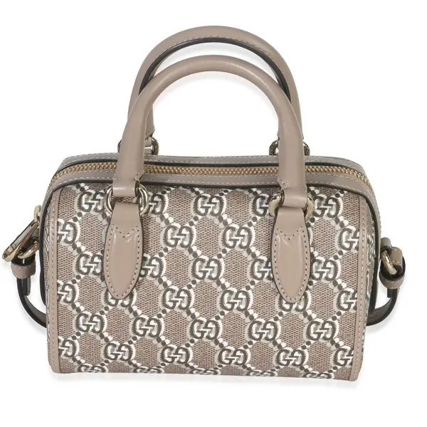 Gucci Ophidia Super Bowler Bag - Beige