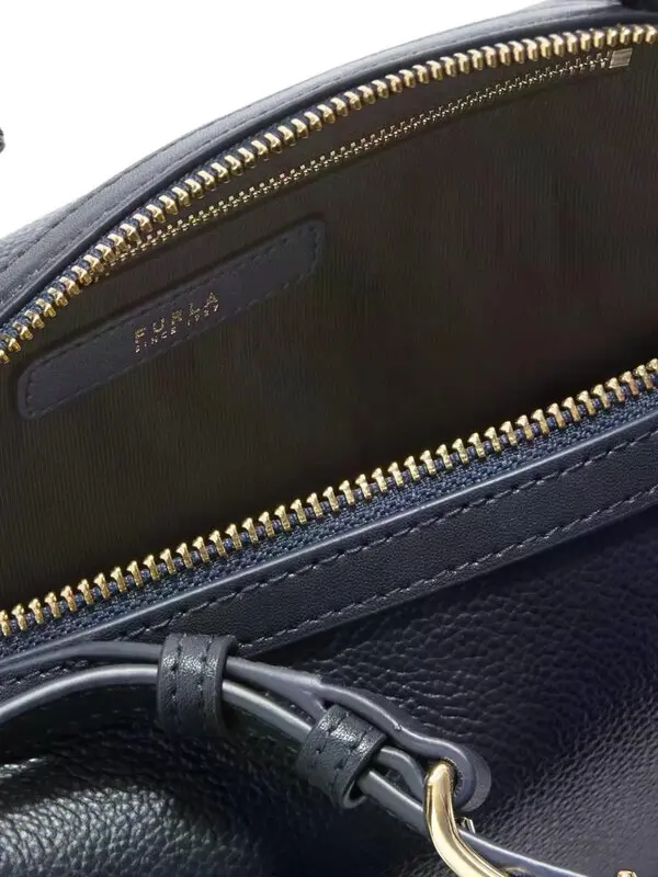 Furla Double Zip Boston Tote Bag - Black