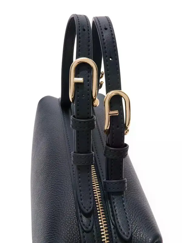 Furla Double Zip Boston Tote Bag - Black