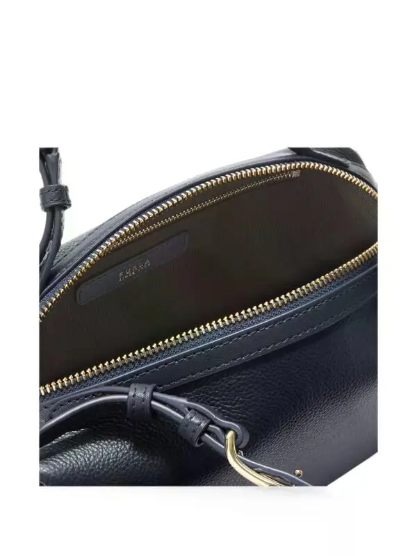 Furla Double Zip Boston Tote Bag - Black