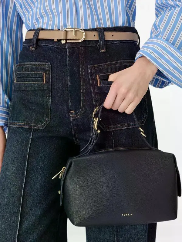 Furla Double Boston Bag