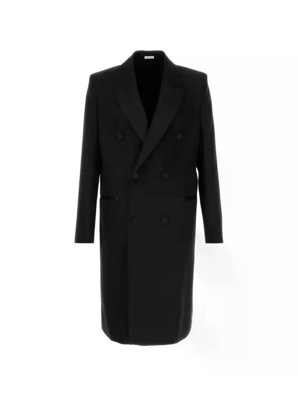 Alexander McQueen Wool Double-breasted Coat