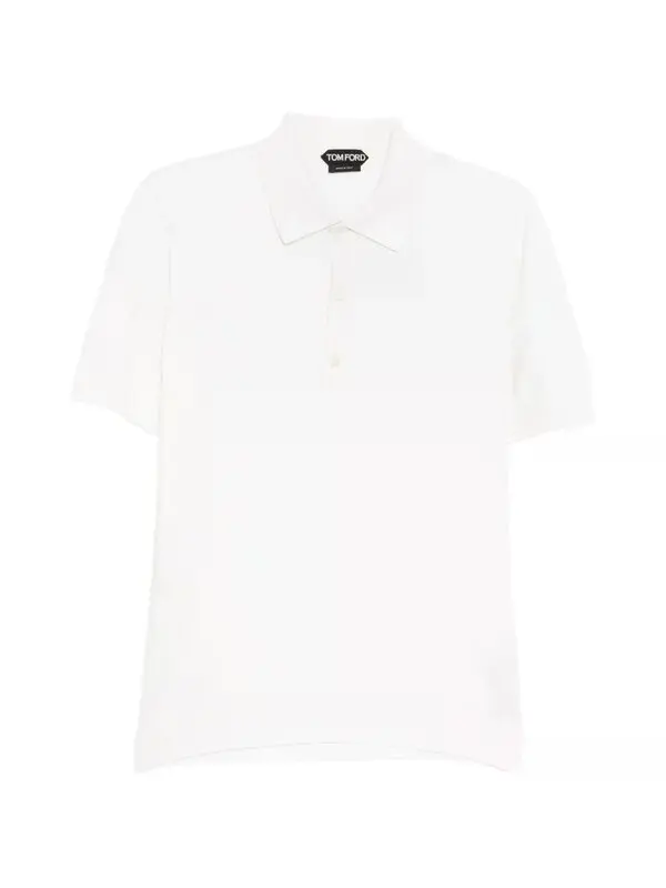 TOM FORD Piquet Polo Shirt - Neutrals
