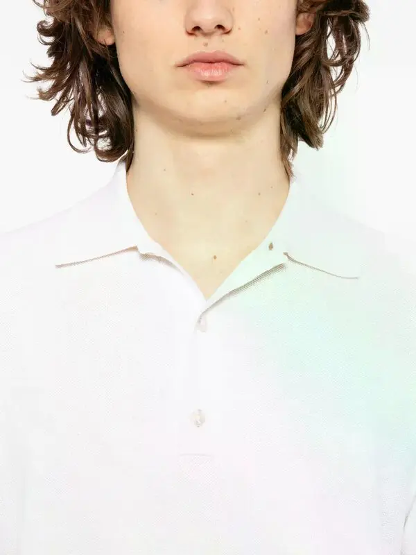 TOM FORD Piquet Polo Shirt - Neutrals