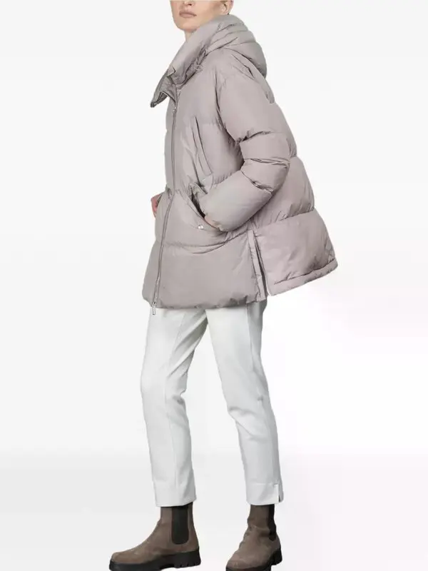 MOORER Quilted Hooded Jacket