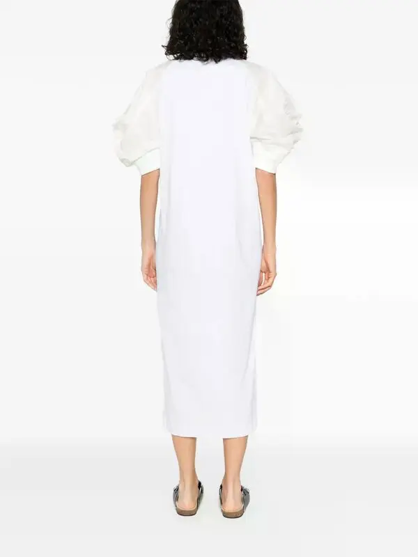 Sacai Poplin Midi Dress