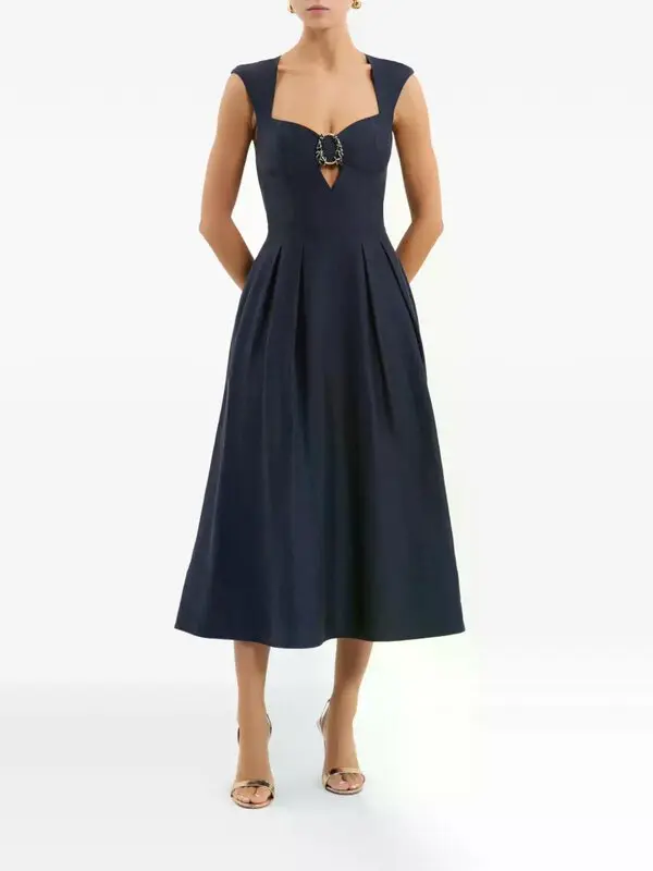 Serenity Midi Dress Navy Size 4