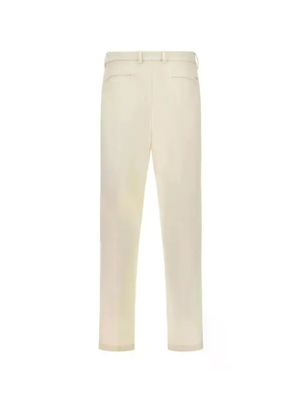 Paul & Shark Double Pleat Trousers With Logo Detail