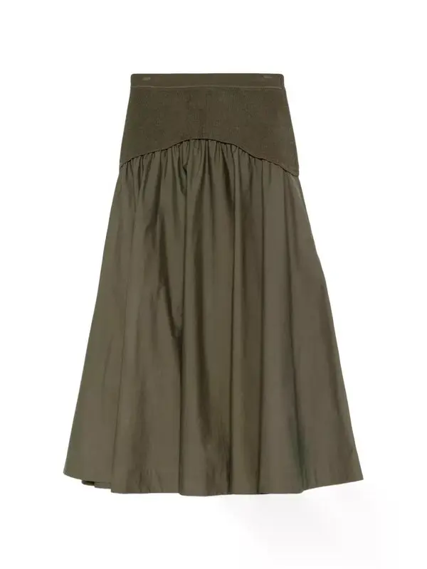 Simkhai Knitted-panel Midi Skirt
