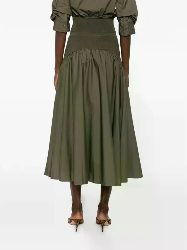 Simkhai Knitted-panel Midi Skirt