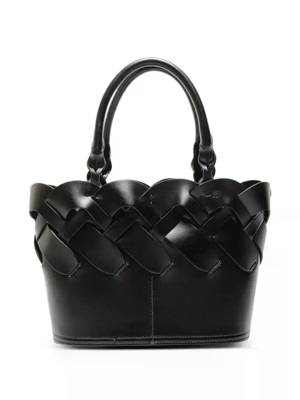 Prada Intreccio Leather Tote Bag