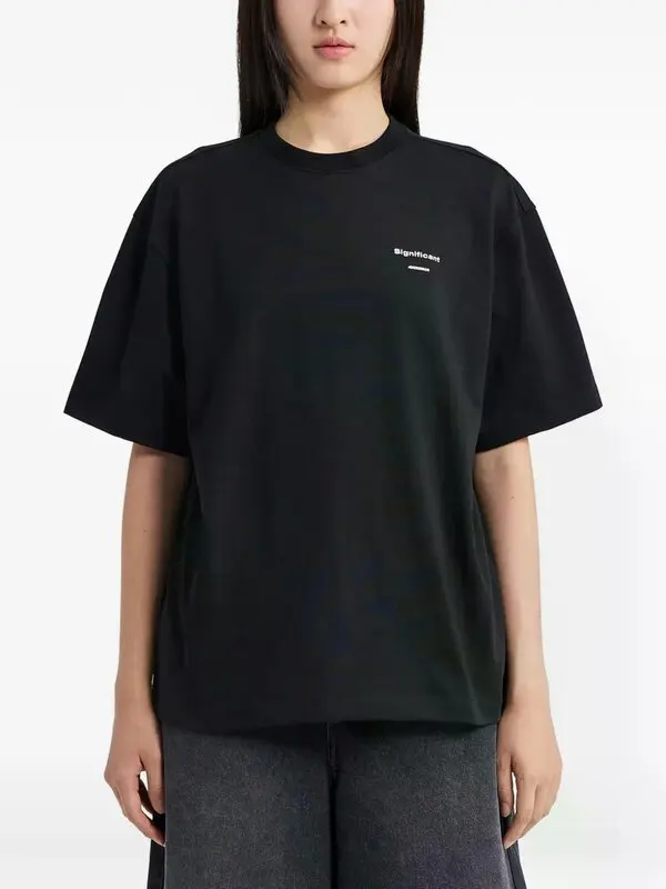 ADER ERROR Short-sleeve Patch-detail T-shirt - Black