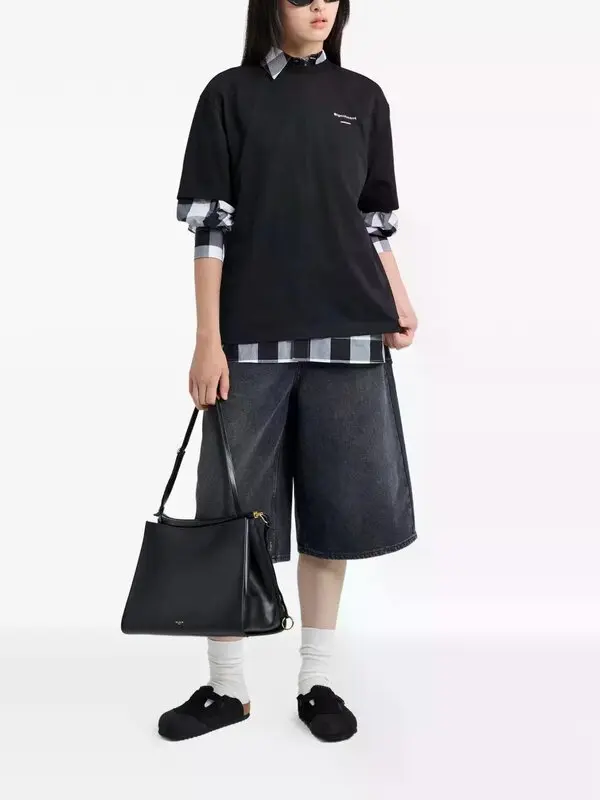 ADER ERROR Short-sleeve Patch-detail T-shirt - Black