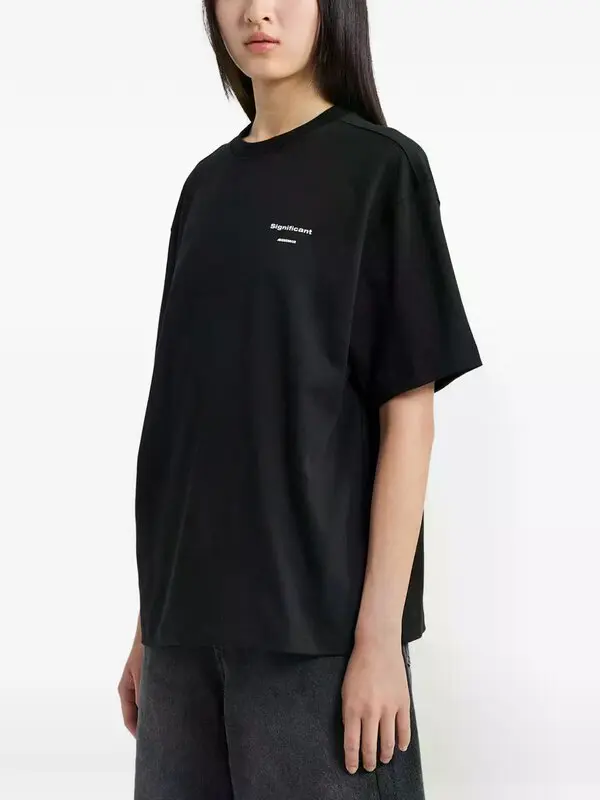 ADER ERROR Short-sleeve Patch-detail T-shirt - Black