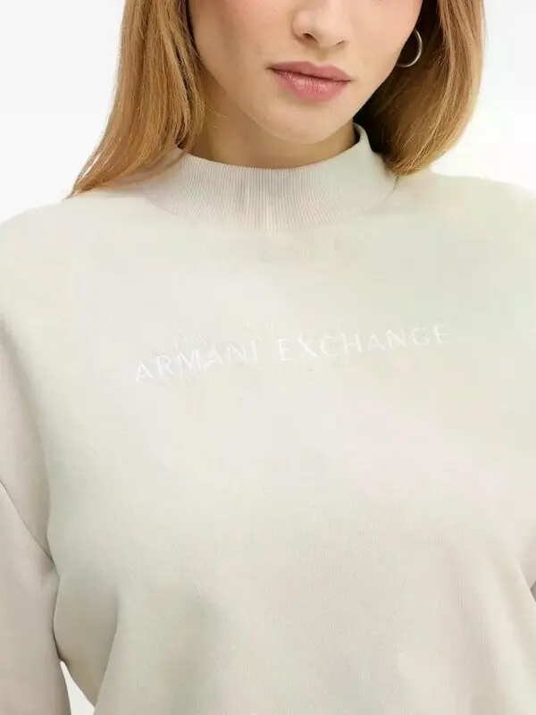 Armani Exchange High-neck Logo Sweatshirt