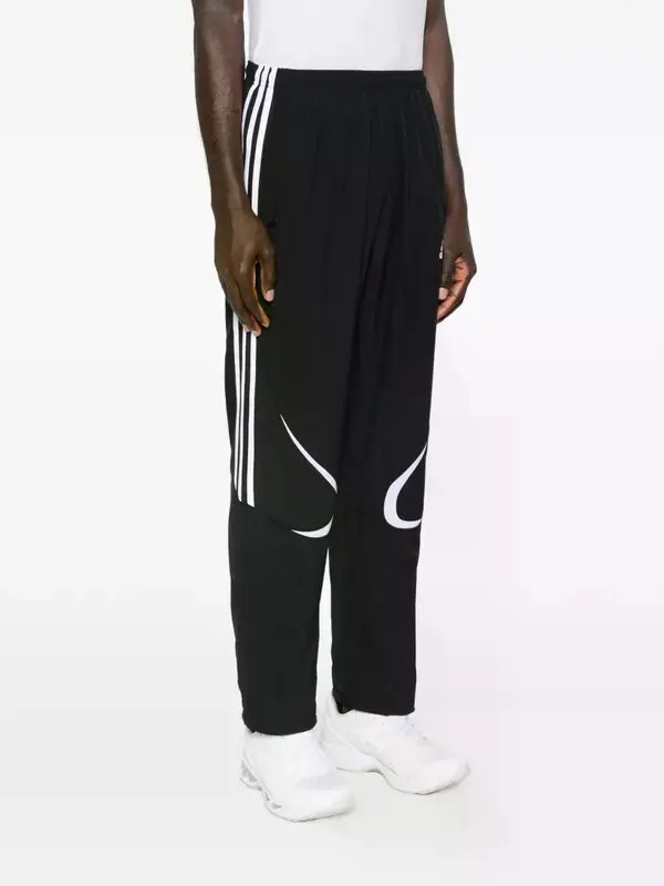 Adidas Teamgeist Adicolor Logo-detail Track Pants - Black