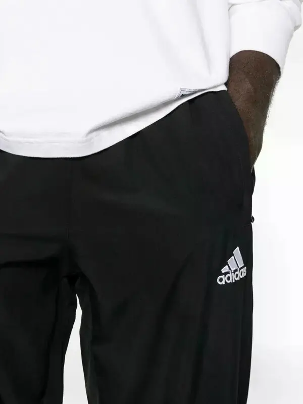 Adidas Teamgeist Adicolor Logo-detail Track Pants - Black