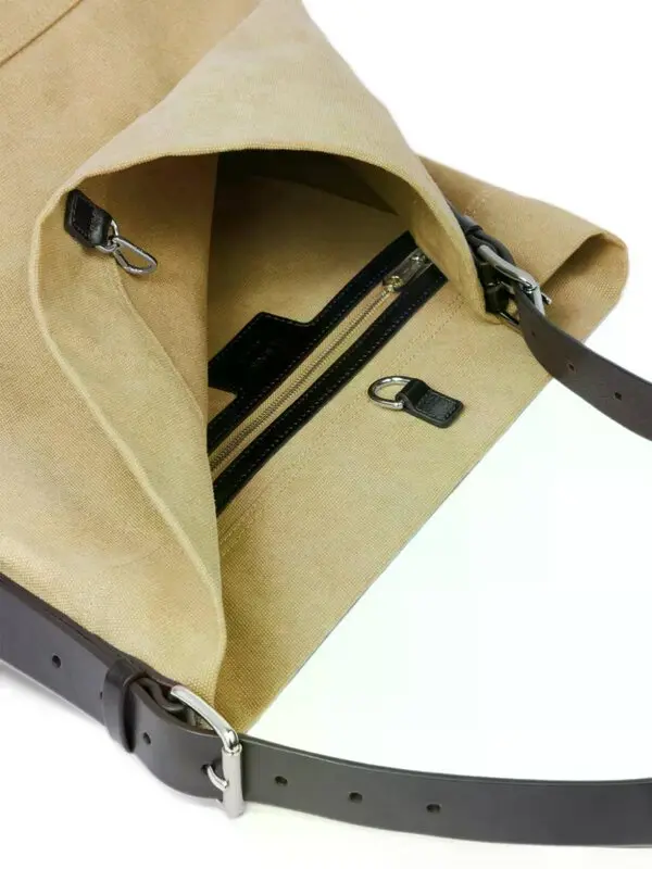 LEMAIRE Belted Tote Bag In Cotton Canvas
