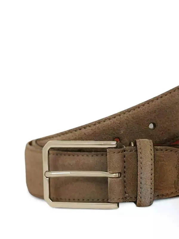Santoni Suede Buckle Belt