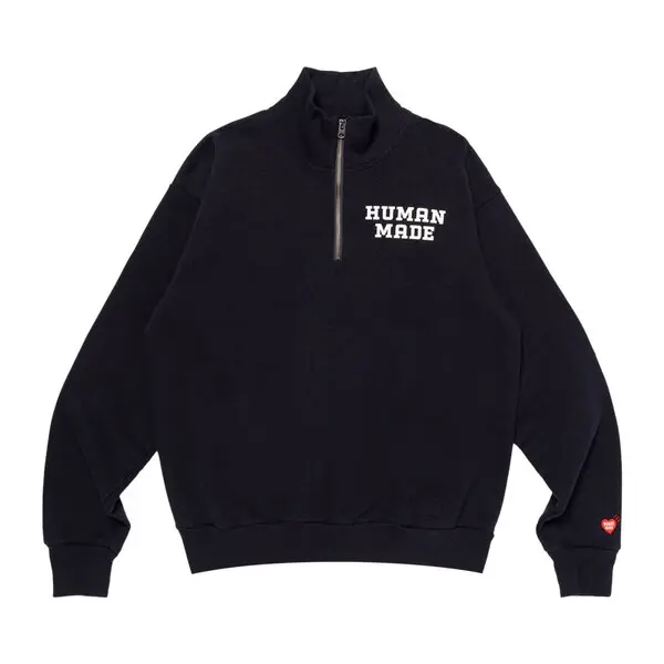 HUMAN MADE Half Zip Sweatshirt