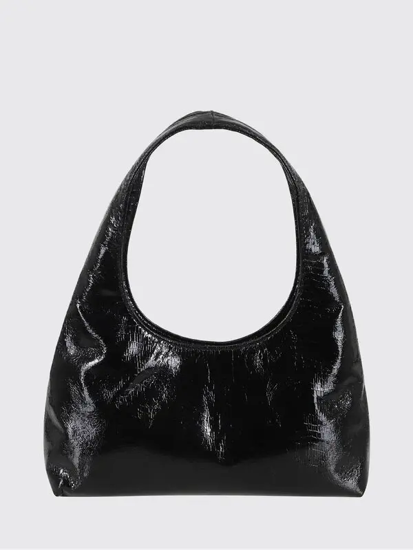 A.p.c. Patent Leather Shoulder Bag - Black