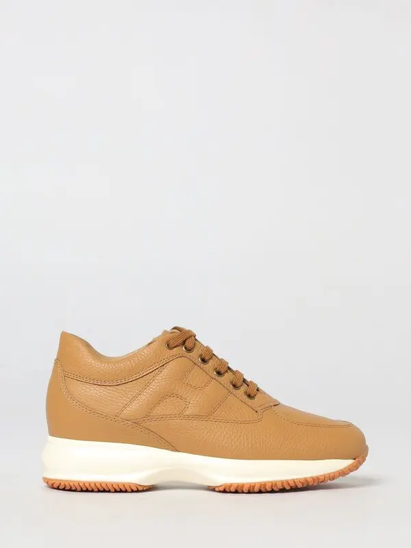 Hogan Lace-up Sneakers - Camel