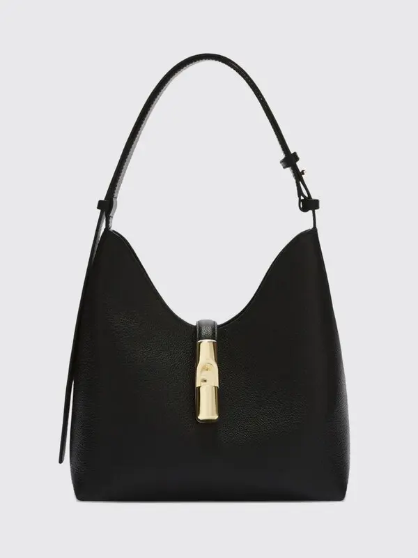Furla Leather Shoulder Bag - Black