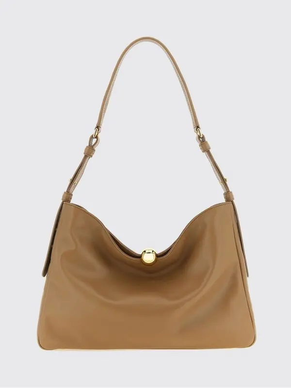 Furla Leather Shoulder Bag - Camel