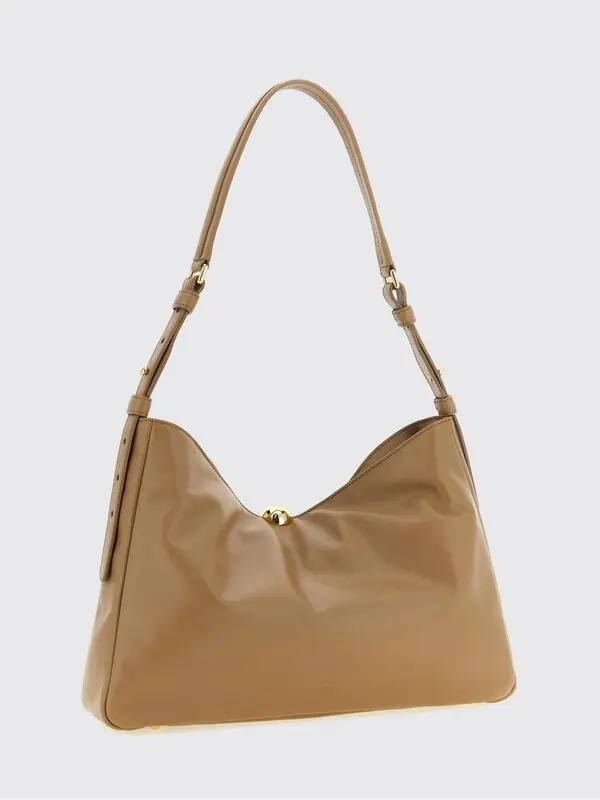 Furla Leather Shoulder Bag - Camel