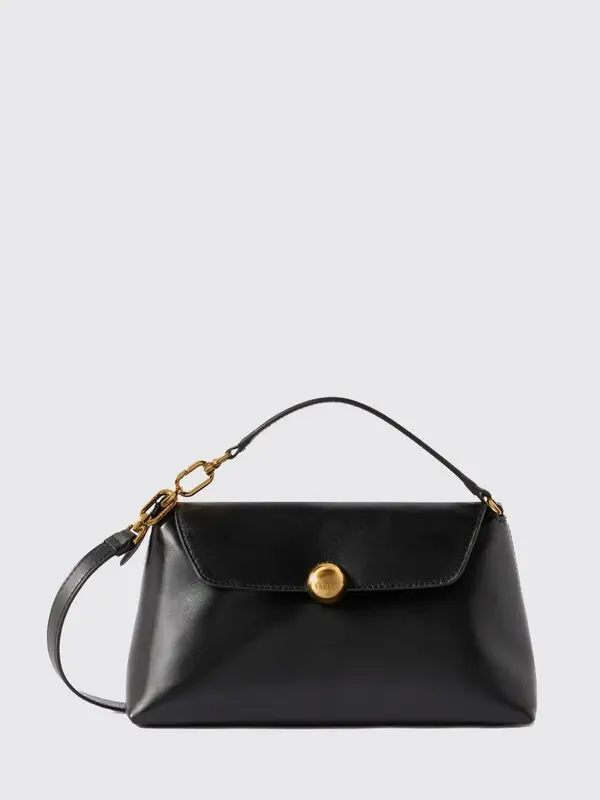 Furla Sfera Small Smooth Leather Handbag With Removable Strap - Black