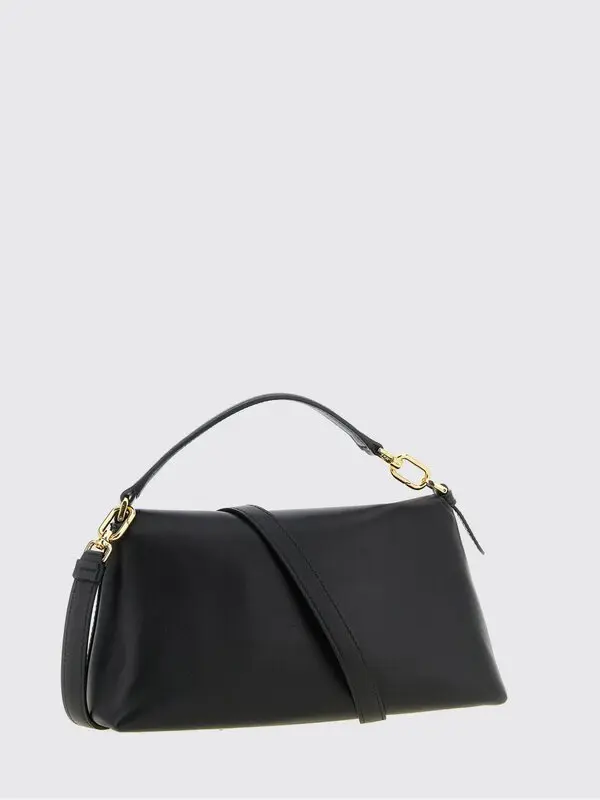 Furla Sfera Small Smooth Leather Handbag With Removable Strap - Black