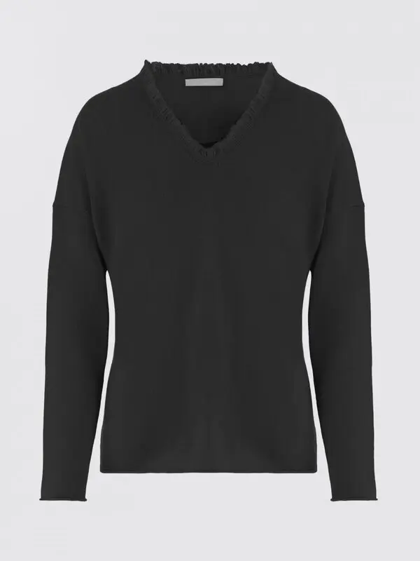 ALLUDE Pullover Sweater - Black