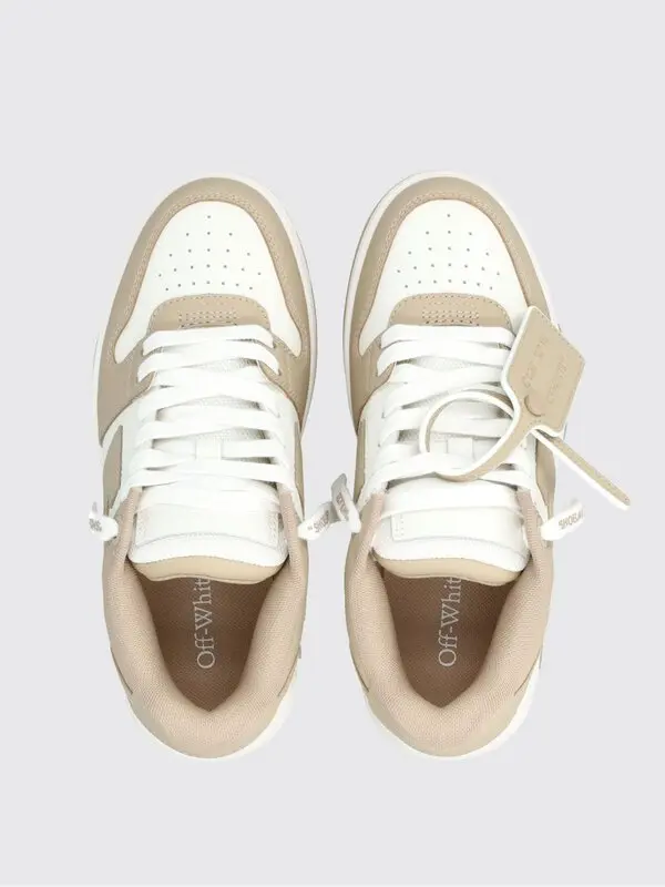 Off-White Low Top Sneakers - Beige