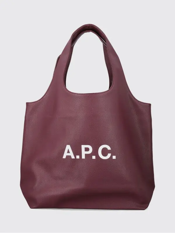A.p.c. Tote Bag - Burgundy