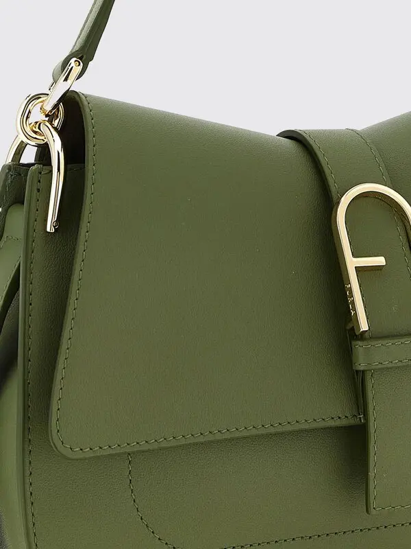 Furla Flow Medium Handbag - Green