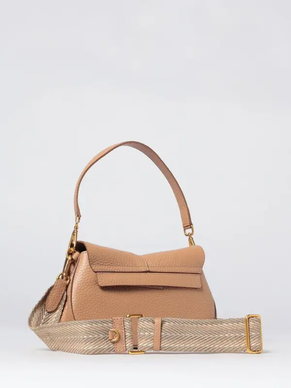 GIANNI CHIARINI Leather Shoulder Bag - Brown
